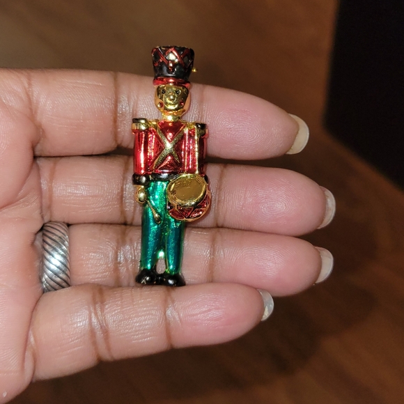 Jewelry | Vintage Toy Soldier Drummer Pin | Poshmark